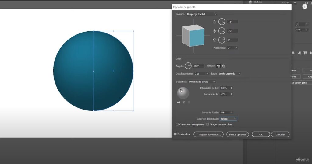 Efecto 3D con Adobe Illustrator - Visualbit Studio